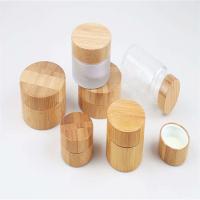 China Bamboo Cosmetic Cream Jar 50g Lightweight Eco Friendly Packaging for Perfume and Cream for sale