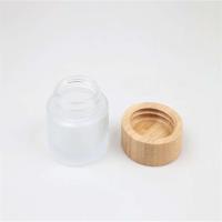 China Bamboo Cosmetic Cream Jar 50g Lightweight Eco Friendly Packaging for Perfume and Cream for sale