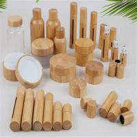 China Bamboo Cosmetic Cream Jar 50g Lightweight Eco Friendly Packaging for Perfume and Cream for sale