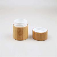 China Bamboo Cosmetic Cream Jar 50g Lightweight Eco Friendly Packaging for Perfume and Cream for sale
