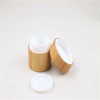 China Bamboo Cosmetic Cream Jar 50g Lightweight Eco Friendly Packaging for Perfume and Cream for sale