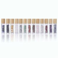 China Multifunctional Roller Bamboo Dropper Bottle For Essential Oil 10ml 15ml Ultralight for sale