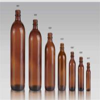 China Amber Glass Spray Bottle 4oz 16oz Non Toxic Lightweight Boston Round for Essential Oils for sale