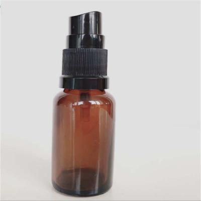 China Amber Glass Boston Round Spray Bottle 250ml 500ml Leakproof Mist Sprayer for sale