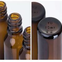China Eco Friendly Frosted Amber Glass Dropper Bottles 5ml 10ml 15ml 30ml 50ml 100ml for sale