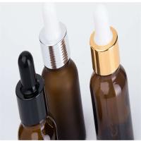 China Eco Friendly Frosted Amber Glass Dropper Bottles 5ml 10ml 15ml 30ml 50ml 100ml for sale