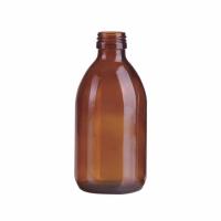 China Amber Pharmaceutical Glass Bottles 30ml to 500ml with PP28 Screw Cap for Liquid Medicine for sale