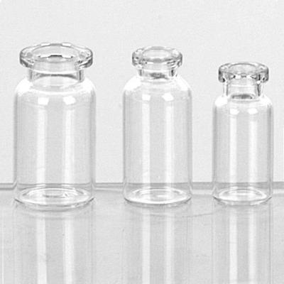 China Antibiotics Pharmaceutical Glass Bottles 7-100ML Clear Boston Round Low Borosilicate for sale