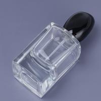 China 30ml 50ml Crystal Glass Perfume Bottles Square Reusable ISO9001 Spray Bottle for sale