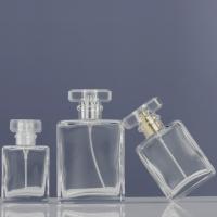 China Square Crystal Perfume Spray Bottle Multipurpose 30ml 50ml Ultralight for sale