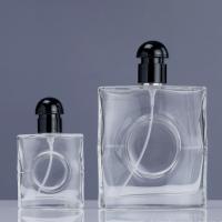 China Thickened Empty Square Glass Perfume Bottles 80ml 100ml OEM Custom for sale