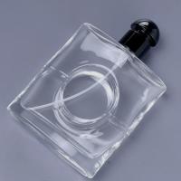 China Thickened Empty Square Glass Perfume Bottles 80ml 100ml OEM Custom for sale