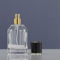 China Lidded Empty Perfume Spray Bottle 30ml 50ml 100ml Crystal Glass OEM for sale