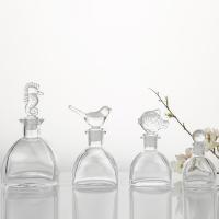 China Crystal Glass Empty Oil Diffuser Bottles 50ml 100ml 150ml 250ml for Aromatherapy for sale