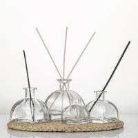 China Crystal Glass Empty Oil Diffuser Bottles 50ml 100ml 150ml 250ml for Aromatherapy for sale