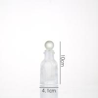 China Reusable Empty Reed Diffuser Glass Bottle 50ml 100ml 200ml Crystal Glass for sale