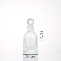 China Reusable Empty Reed Diffuser Glass Bottle 50ml 100ml 200ml Crystal Glass for sale