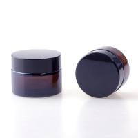 China Durable Empty Makeup Cosmetic Cream Containers Ultralight Odorless Glass for sale