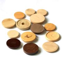 China Frosted Ultralight Bamboo Glass Cosmetic Jar 20g 30g 50g Lidded Body Cream Packaging for sale