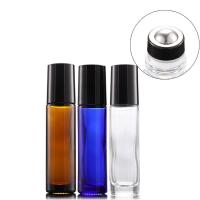 China ISO14001 Roll On Perfume Oil Bottle 10ml Lidded Essential Oil Bottles with Roller for sale