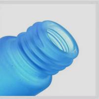 China Frosted Glass Roller Bottles 10ml with 28/410 Neck Custom Colors and Logo for sale