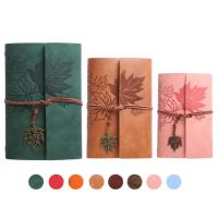 China Custom Leather Journal Notebook With Pendant Strap Closure, Refillable Pages, A5/A6/A7 Sizes for sale