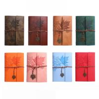China Custom Leather Journal Notebook With Pendant Strap Closure, Refillable Pages, A5/A6/A7 Sizes for sale