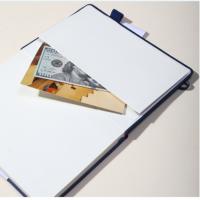 China Custom Hardcover Leather Notebook, Elastic Band Closure, Lined & Dotted Inner Pages, Personalized Printing & Wholesale for sale