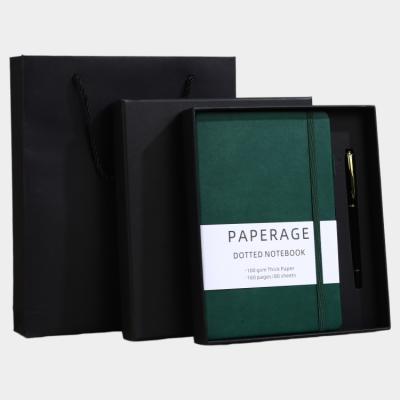 China A5 Custom Hardcover Leather Notebook Gift Set, Personalized Corporate Business Gift Set for sale