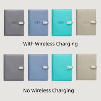 China Bulk A5 Looseleaf Leather Power Bank Charge Notebook Multifunctional for sale