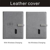China Premium USB Power Bank Notebook Loose Leaf Binder Business Gift Customizable for sale