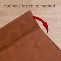 China OEM PU Leather Magnetic Business Portfolio Folder Writing Clipboard For Resume for sale