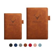 China Custom Logo A5 Hardcover PU Leather Journal, For Meeting Notes, Daily Diary & Gifts for sale