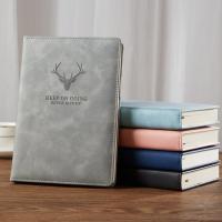 China Custom Logo A5 Hardcover PU Leather Journal, For Meeting Notes, Daily Diary & Gifts for sale