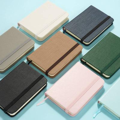 China Portable A7 Pocket Notebook with PU Leather Cover, Custom Logo Available for sale