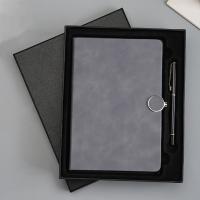 China Custom Personalized Notebook With Leather Cover & Magnetic Snap Closure for sale