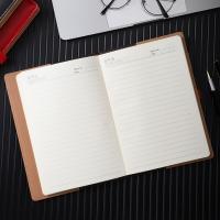 China Custom Logo A5 Executive Leather Notebook, Premium PU Leather Hardcover Business Journal for sale