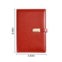 China Custom Logo A5 Executive Leather Notebook, Premium PU Leather Hardcover Business Journal for sale