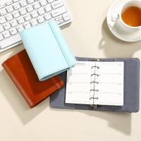 China M5 Mini Custom Leather Notebook Loose Leaf Bound Diary Journal for sale