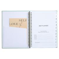 China Custom Printed Daily Organizer Notebook Spiral Planner For Business Office Schedule for sale