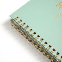 China Custom Printed Daily Organizer Notebook Spiral Planner For Business Office Schedule for sale