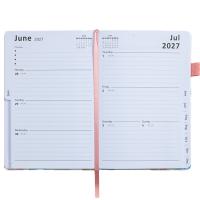 China 100gsm paper Floral Daily Weekly Monthly Planners Diary Notebook Full Color Printing Custom for sale