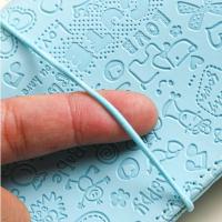 China Custom Embossed PU Leather Pocket Journal Loose Leaf Bound Notebook Gold Stamping for sale