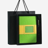 China Promotional A5 Business Custom Leather Notebook Sewn Binding Hardcover Journal With Pocket for sale