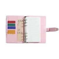 China Personalised Refillable A6 A5 Leather Notebook PU Loose Leaf Magnetic Closure For Organizing for sale