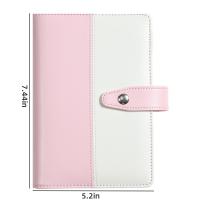 China Personalised Refillable A6 A5 Leather Notebook PU Loose Leaf Magnetic Closure For Organizing for sale