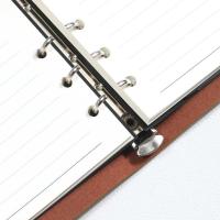 China ODM Soft Cover Leather Bound Notebook Refillable Travel Journal Reusable Loose Leaf Diary Multifunctional for sale