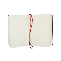 China Blank Custom Leather Notebook Extra Thick Offset Paper A6 Notepad Folio With Gold Edges for sale