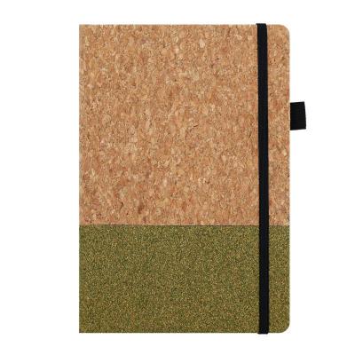 China Custom Recycled Cork Cover Notebook Business Gift Set Hardcover Journal Eco Friendly for sale