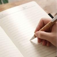 China A5 Notebook Stationary Set With Cork Grain Cover Acid Free Personalised for sale